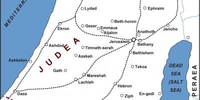 Jerusalém mapa - Mapas de Jerusalém (Israel)