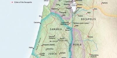 Jerusalém mapa - Mapas de Jerusalém (Israel)